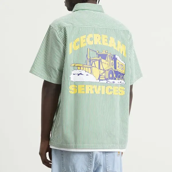 ICECREAM Ic Services Quarter Zip Work Shirt