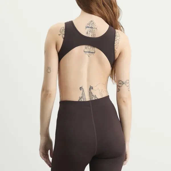JIL SANDER Logo Activewear Bodysuit