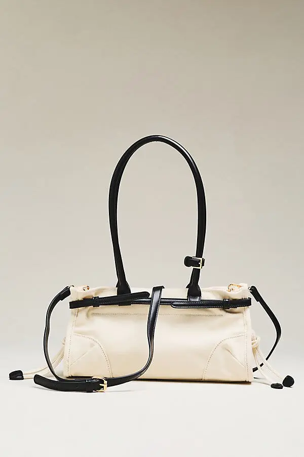 Anthropologie Greer Structured Canvas Shoulder Bag