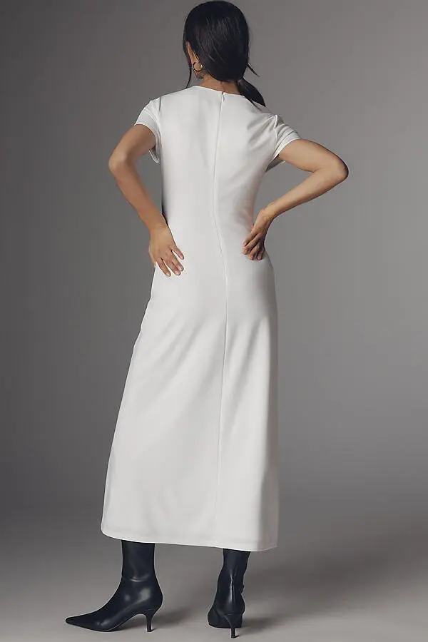 Reformation Mila Knit Midi Dress - Fior Di Latte | Editorialist
