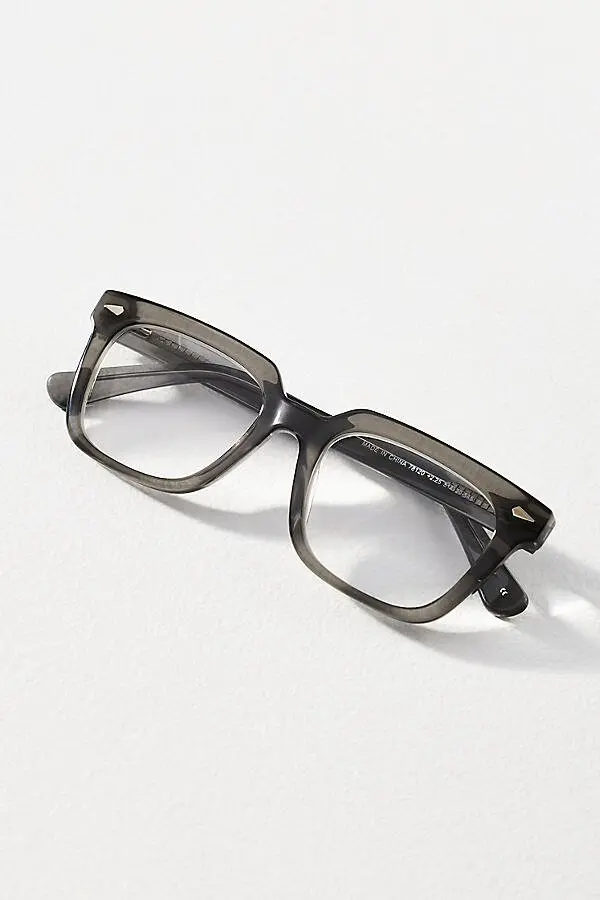 Anthropologie A. J. Morgan Square Readers - Grey Mist