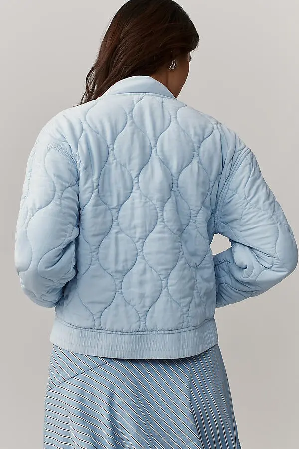 DEAR JOHN Quilted Zip-up Jacket