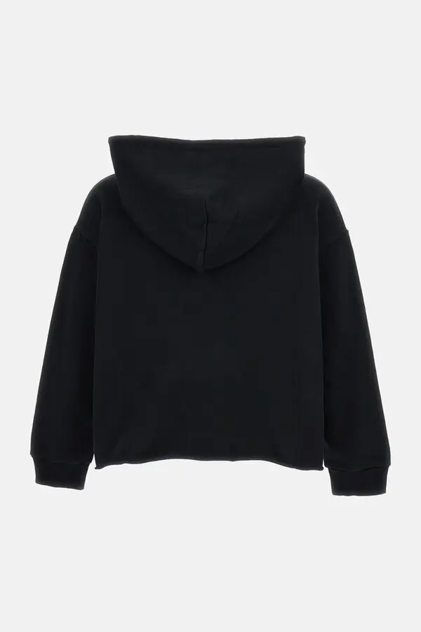 MAISON MARGIELA Cropped Cut Sweatshirt - Black