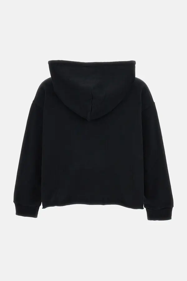 MAISON MARGIELA Cropped Cut Sweatshirt - Nero