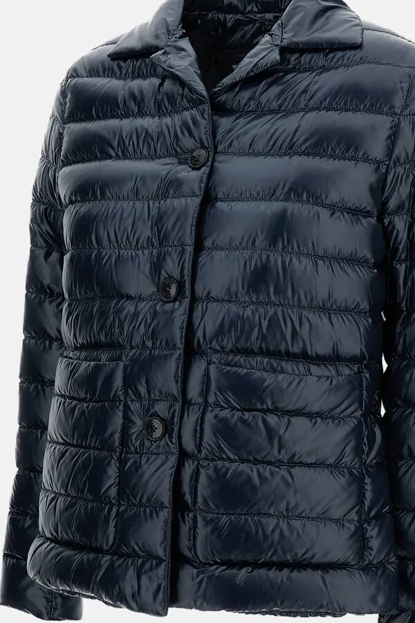 Herno Buttoned Down Jacket - Blue