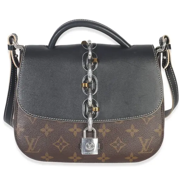 LOUIS VUITTON Monogram Canvas Chain It Pm - Brown
