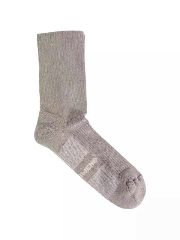 Rick Owens Mid-calf Socks - Grey
