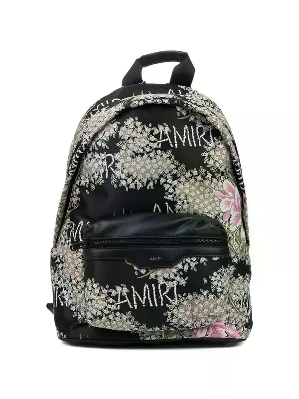 Amiri Hibiscus Jacquard Backpack - Black