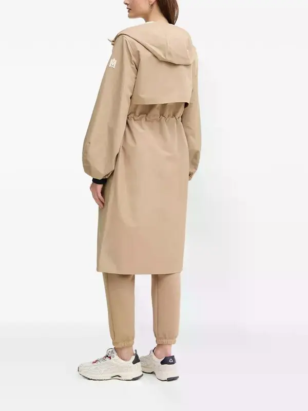 Mackage Hooded Drawstring Parka Coat - Neutrals