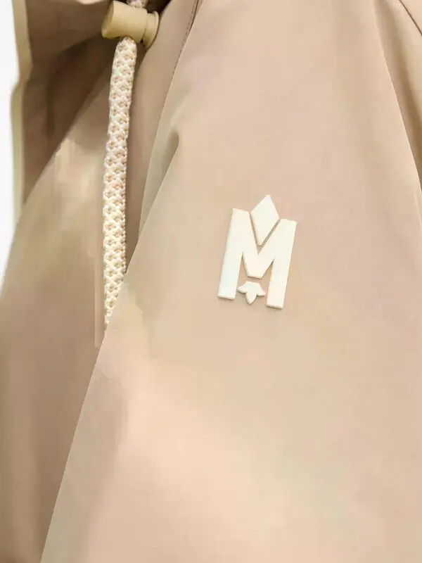 Mackage Hooded Drawstring Parka Coat - Neutrals