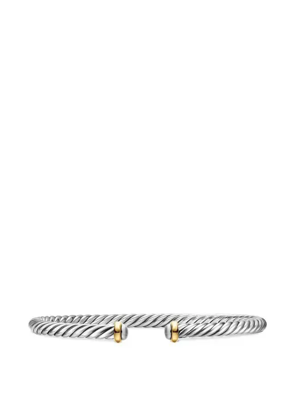 David Yurman 14kt Yellow Gold Cable Bracelet