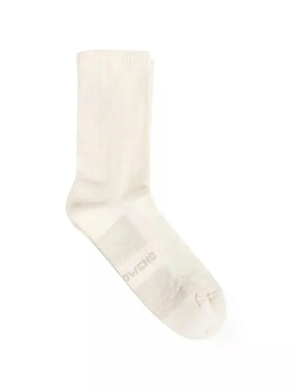 Rick Owens Mid-calf Socks - Neutrals