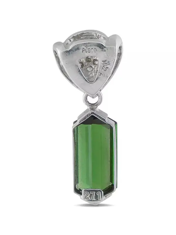 LB EXCLUSIVE Diamond And Tourmaline Pendant