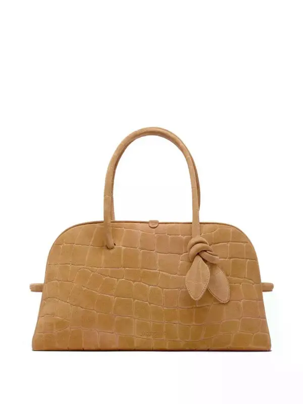 Jacquemus Knotted Reptile-effect Tote