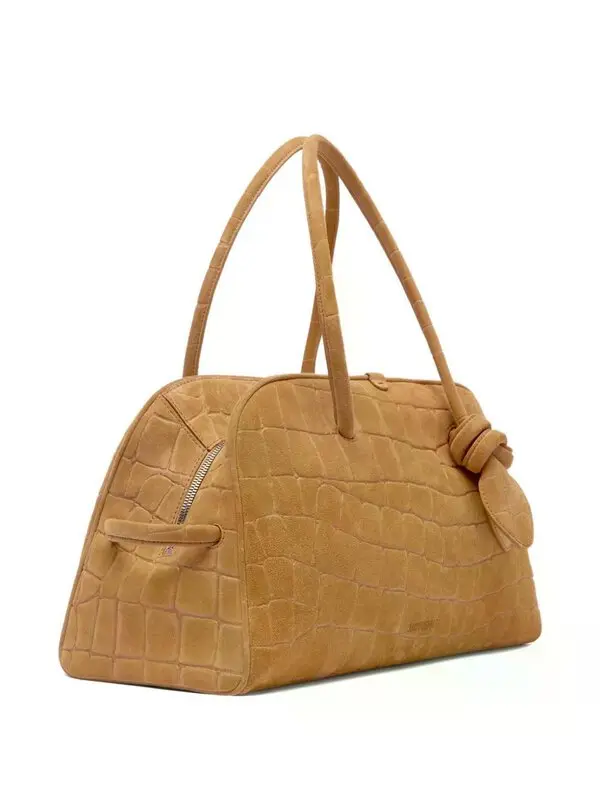 Jacquemus Knotted Reptile-effect Tote