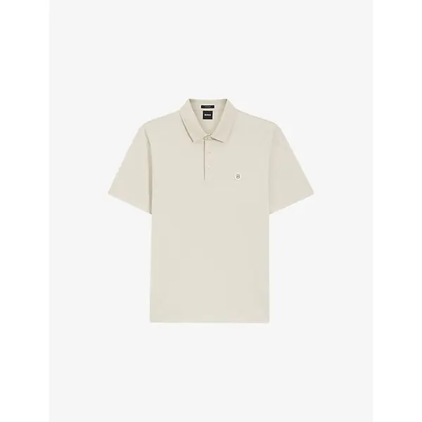 BOSS Double B-logo Mercerised Cotton Polo Shirt Xxxl - 131