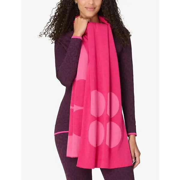 Sweaty Betty Logo-print Wool-blend Scarf