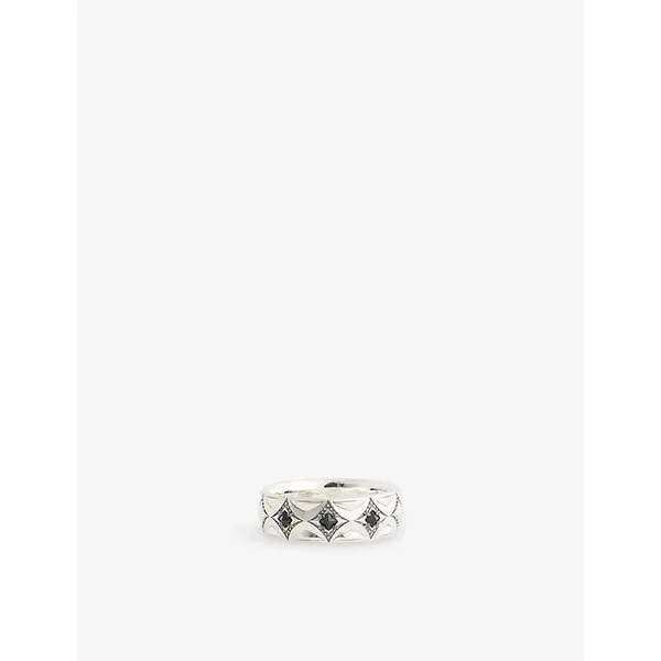 THOMAS SABO Rhombus Sterling-silver And Cubic Zirconia Ring - Black