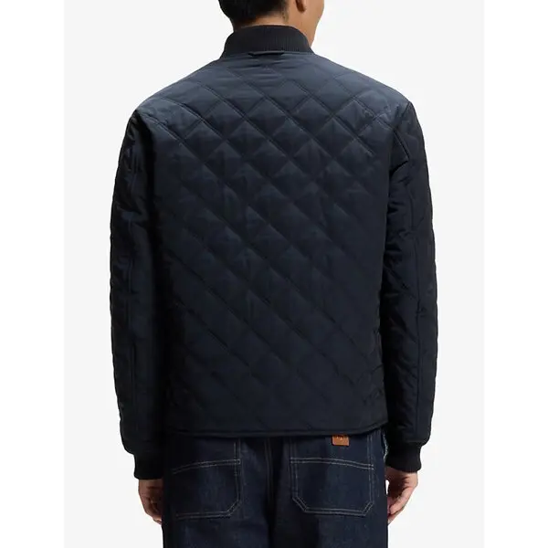 BOSS Reversible Quilted Jacket - Dark Blue