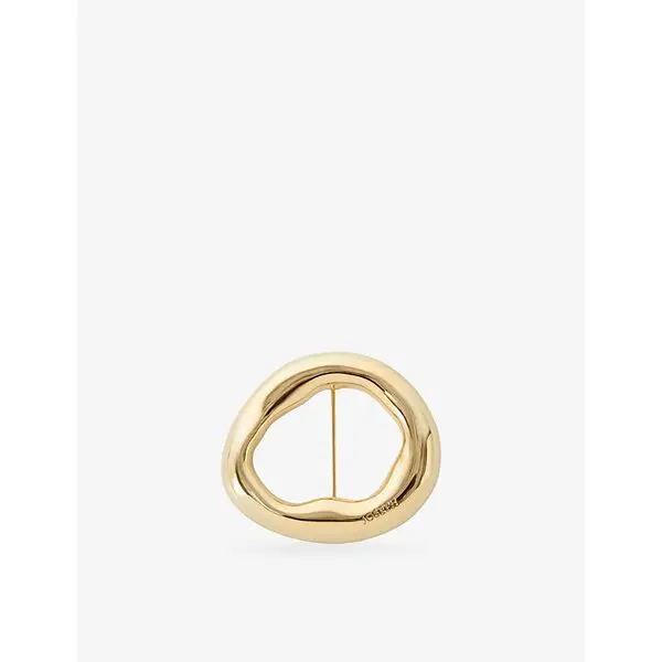 JOSEPH Bean Gold-toned Brooch - Gilded Gold