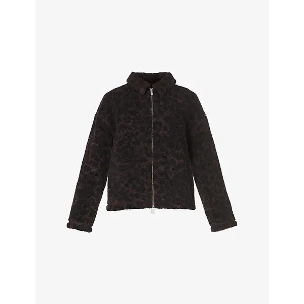 Sweaty Betty Leopard-print Fleece Jacket