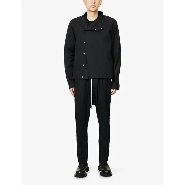 Rick Owens Lightweight Tapered-leg Wool Trousers