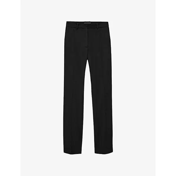 JOSEPH Slim-fit Stretch-woven Trousers - Black