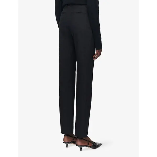 JOSEPH Slim-fit Stretch-woven Trousers - Black