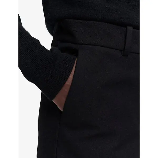 JOSEPH Slim-fit Stretch-woven Trousers - Black