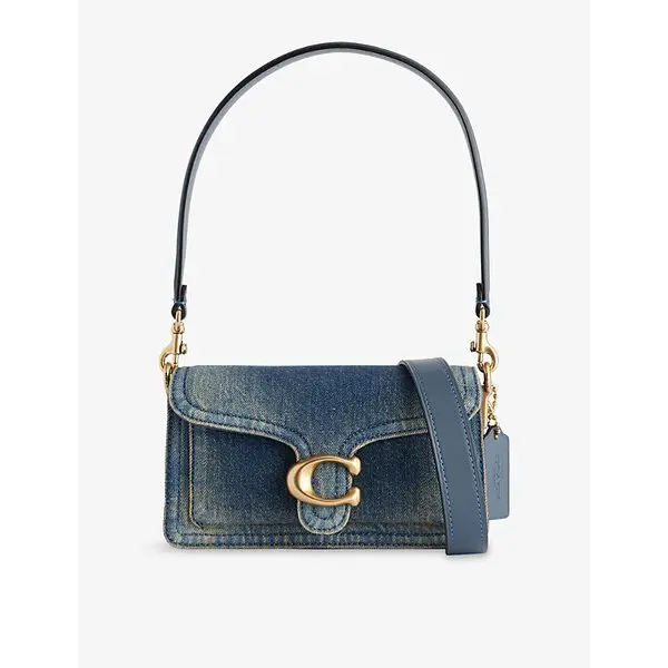 COACH Tabby 20 Denim Shoulder Bag