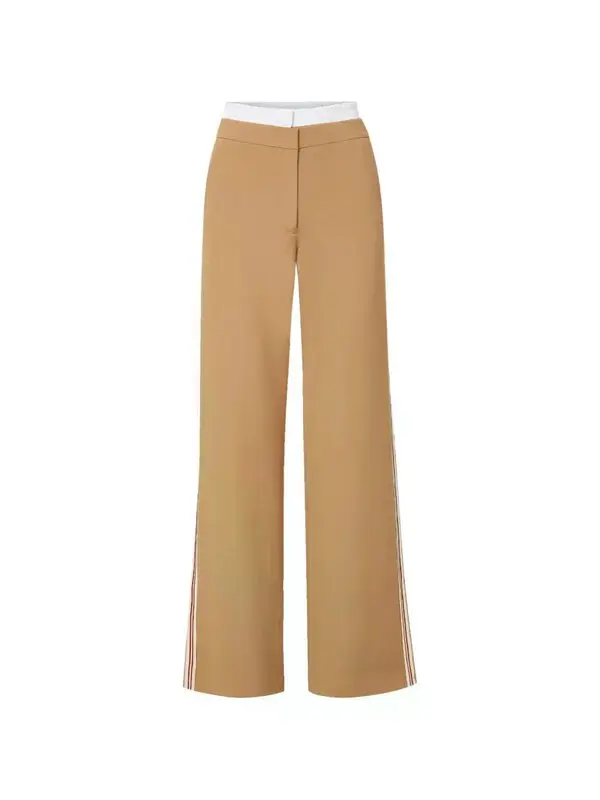 Veronica Beard Eugene Panelled Palazzo Pants - Neutrals