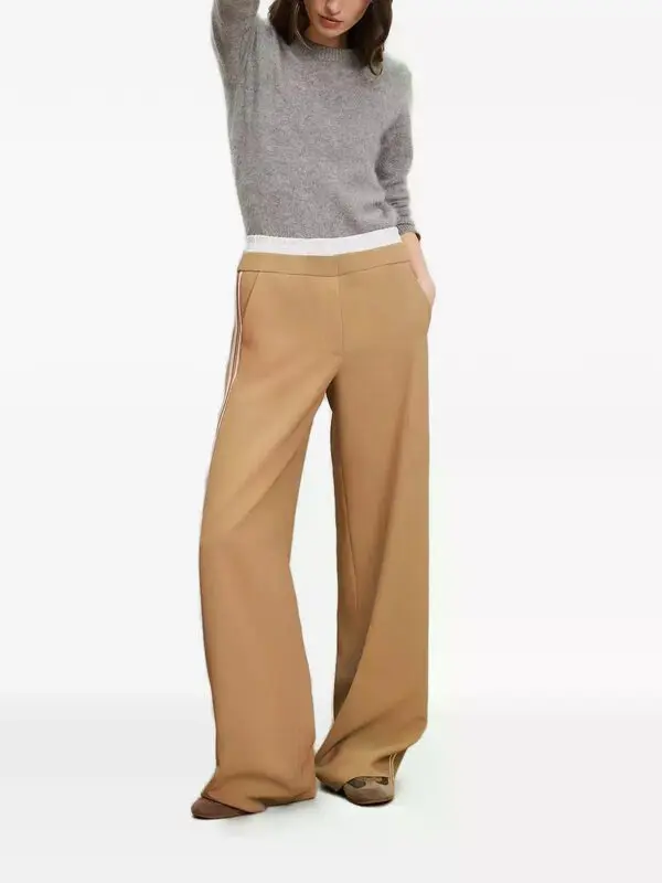Veronica Beard Eugene Panelled Palazzo Pants - Neutrals