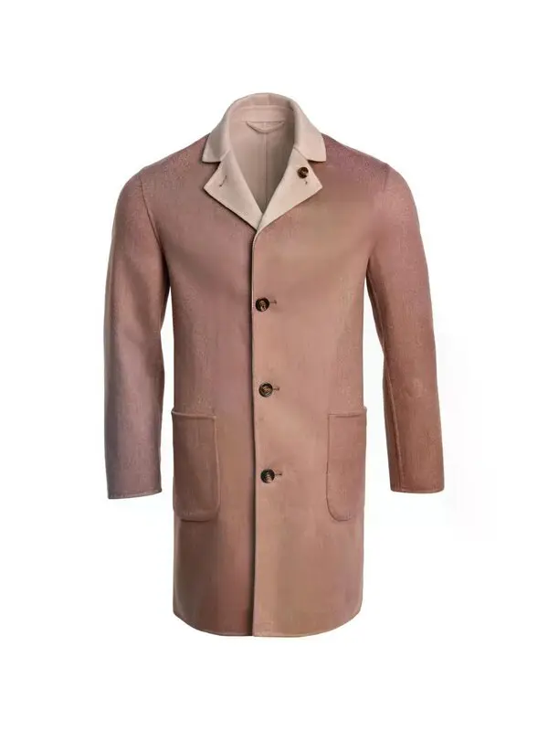 Kiton Parana1 Reversible Cashmere Coat - Brown