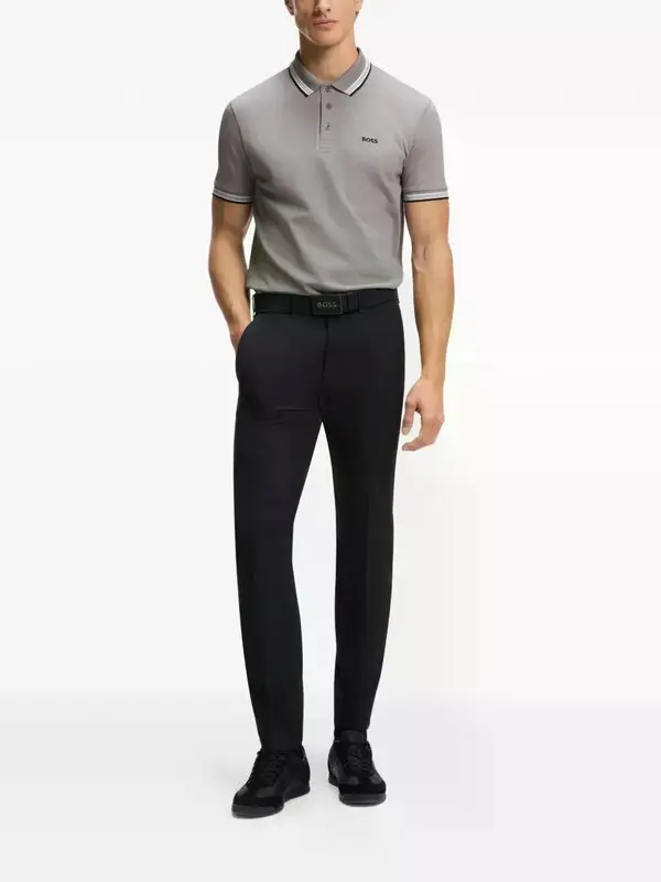 BOSS Logo-embroidery Polo Shirt