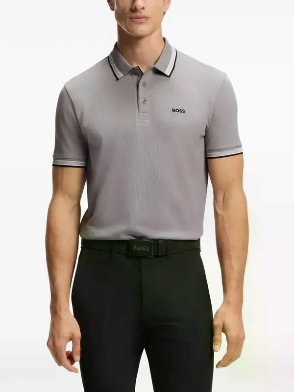 BOSS Logo-embroidery Polo Shirt