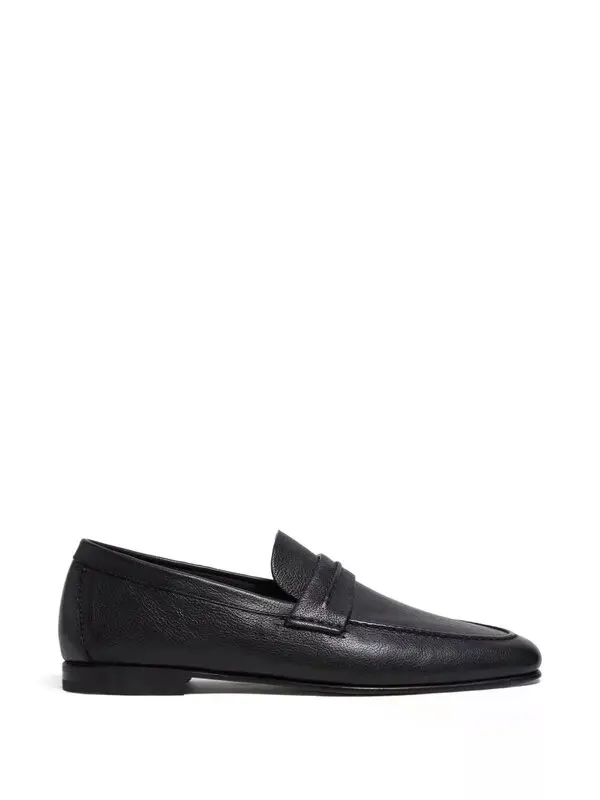 Zegna Leather Loafers