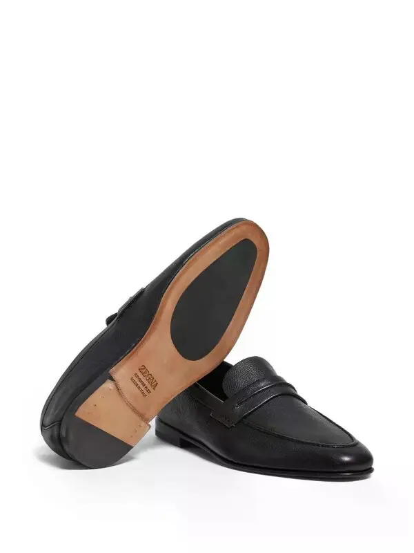 Zegna Leather Loafers