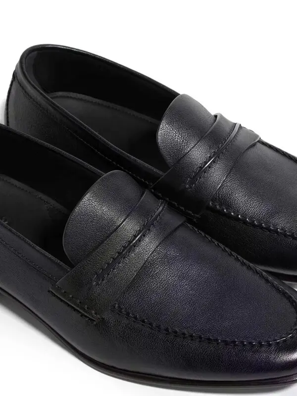 Zegna Leather Loafers