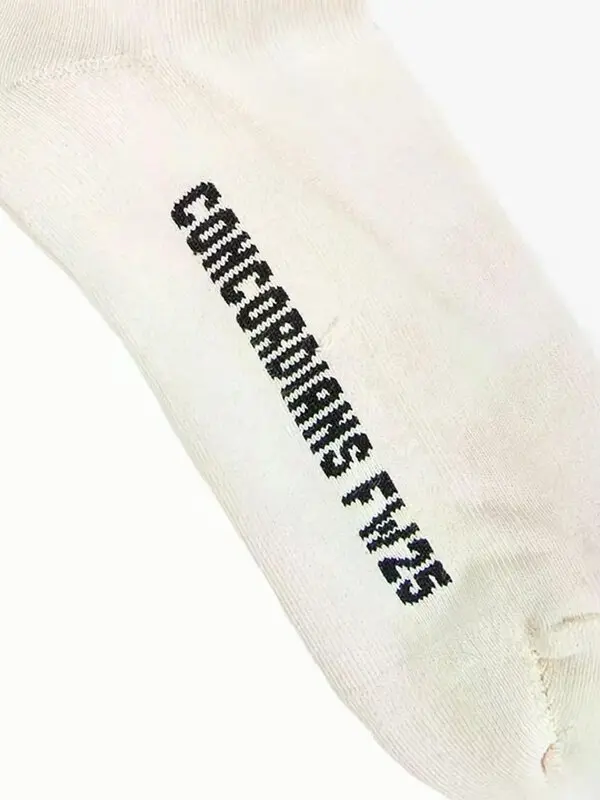 Rick Owens Ribbed Mid-calf Socks