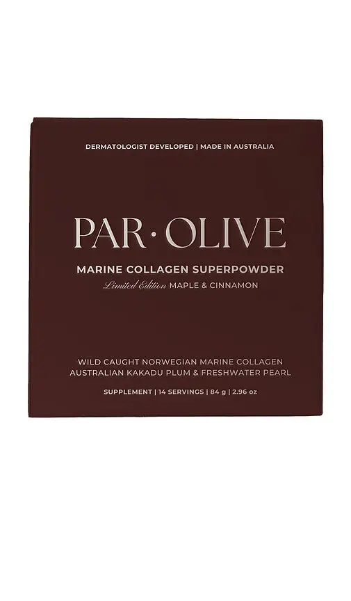 PAR OLIVE Pearl Marine Collagen Superpowder Travel Set - Maple & Cinnamon