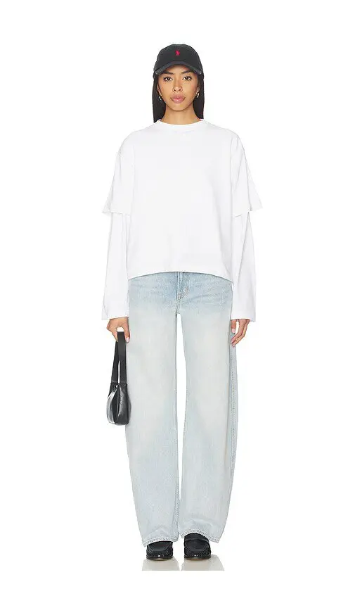 Polo Ralph Lauren Jersey Crop Long Sleeve T-shirt