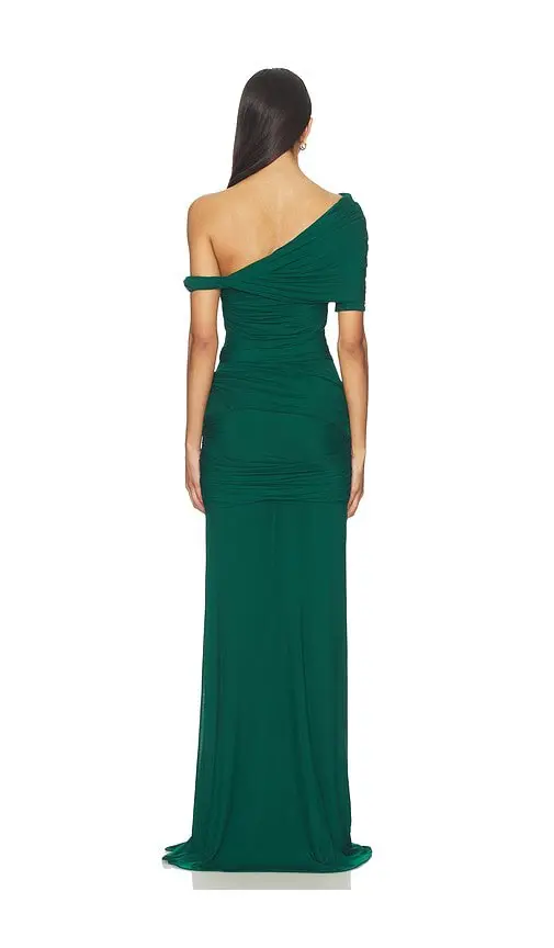 DEME BY GABRIELLA Alba One-shoulder Dress - Green