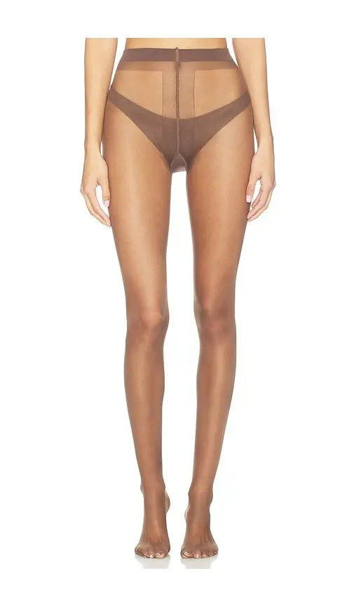 STEMS Avery Sheer 10 Tights - Brown