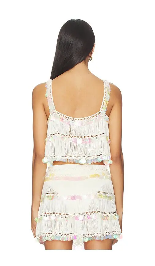My Beachy Side Viola Hand-crocheted Top