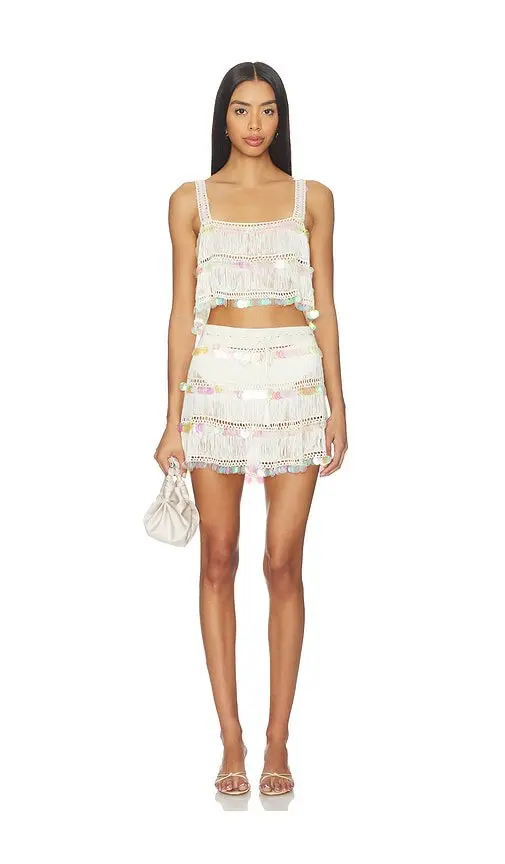 My Beachy Side Viola Hand-crocheted Top