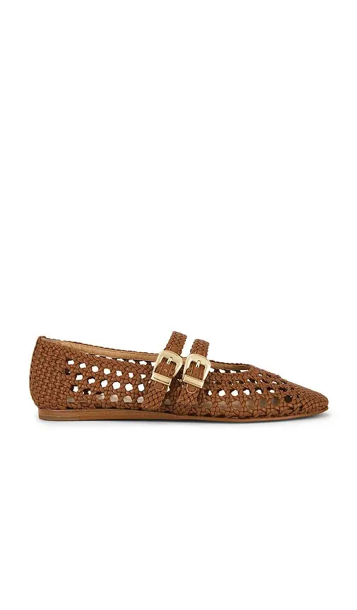 Dolce Vita Baylee Woven Flat - Saddle