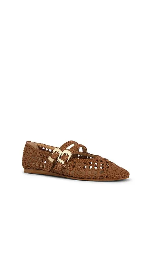 Dolce Vita Baylee Woven Flat - Saddle