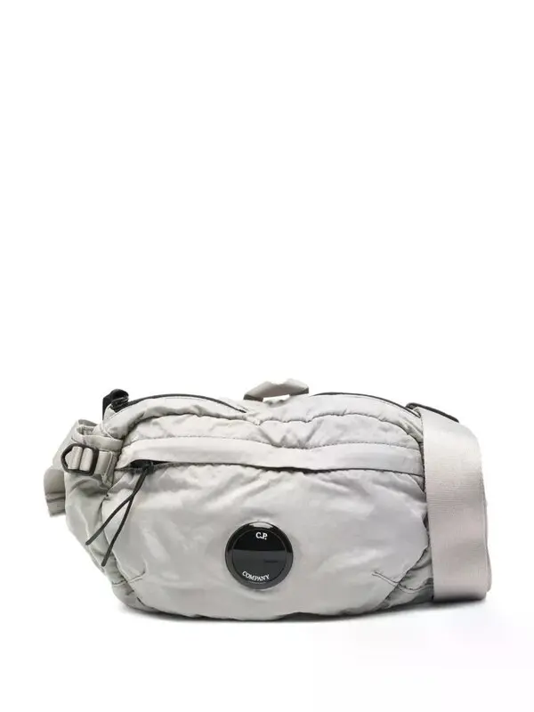 C.P. COMPANY Logo Patch Messenger Bag - Grey