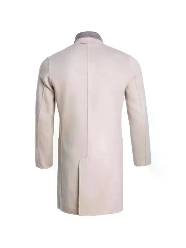 Kiton Reversible Cashmere Coat - Grey