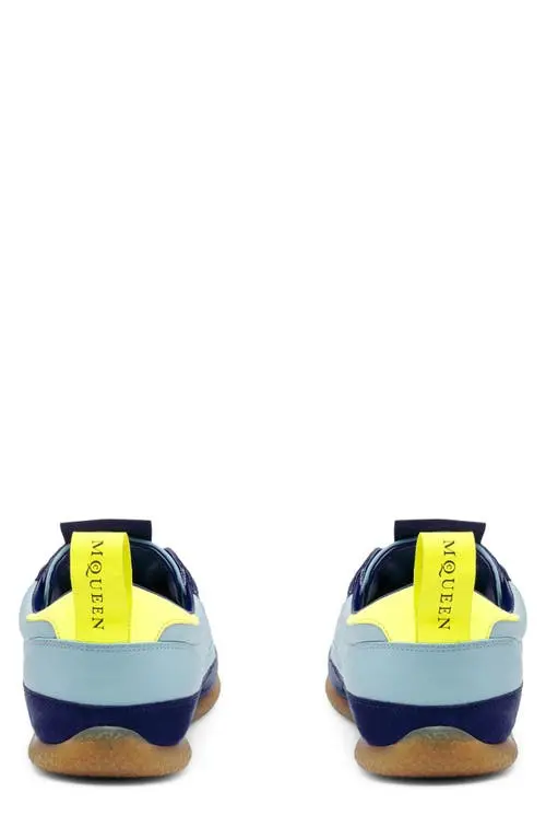 Alexander McQueen Low Top Leather Sneaker - Midnight Blue